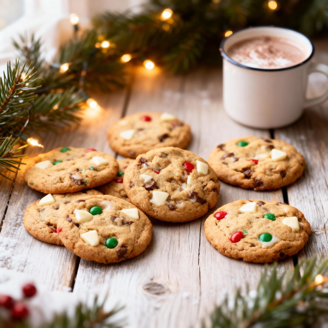 Winter Wonderland Chocolate Chip Cookies Recipe | Festive Holiday ...