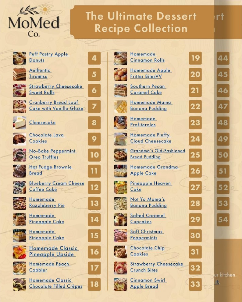 The Ultimate Dessert Recipe Book | 50 Homemade Baking Recipes | Cakes ...