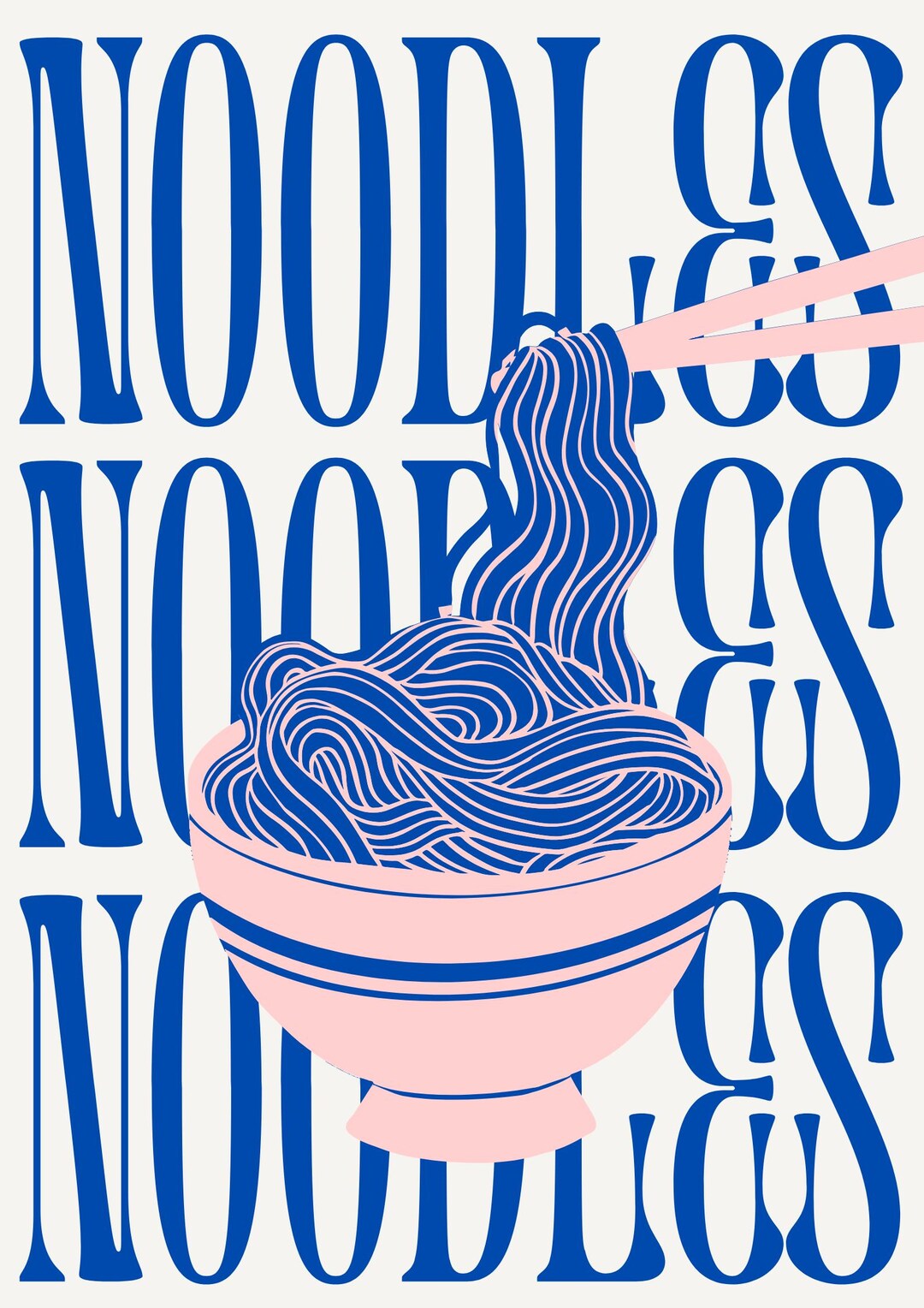 Noodles Wall Art Printable | Funny Kitchen Quote | Ramen Lover Digital ...