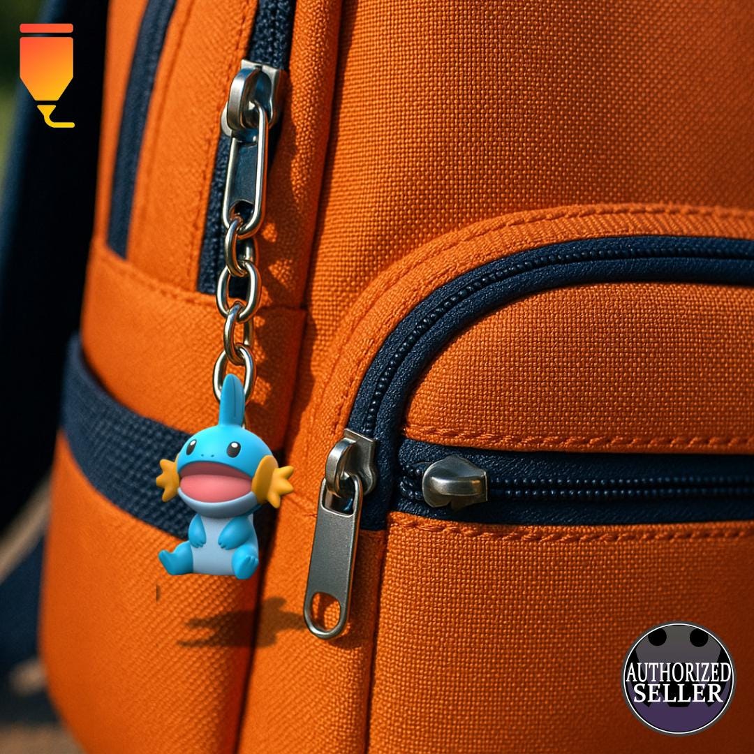 3D Printed Gen 3 Starter Pokémon Keychain • Treecko, Torchic, Mudkip ...