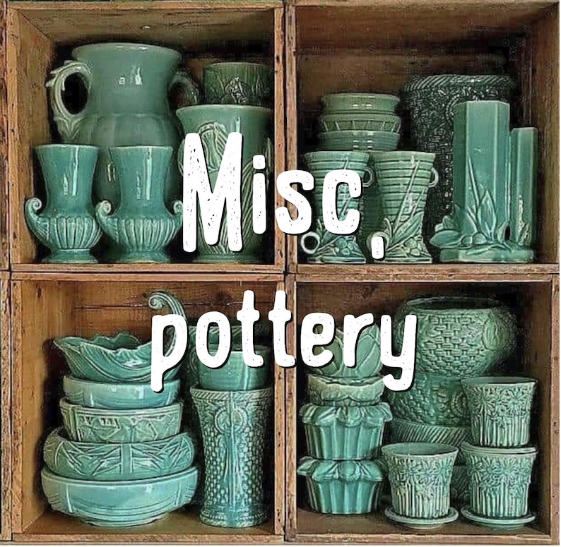 Misc. Pottery Heading Only -- NOT FOR SALE - Etsy