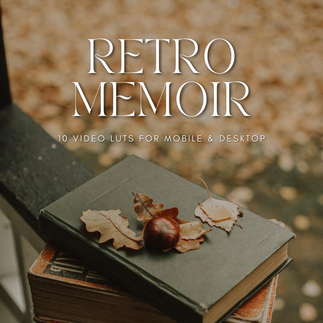 Retro Memoir Luts – 10 Cinematic Video Luts | Vintage Film Look, Warm ...