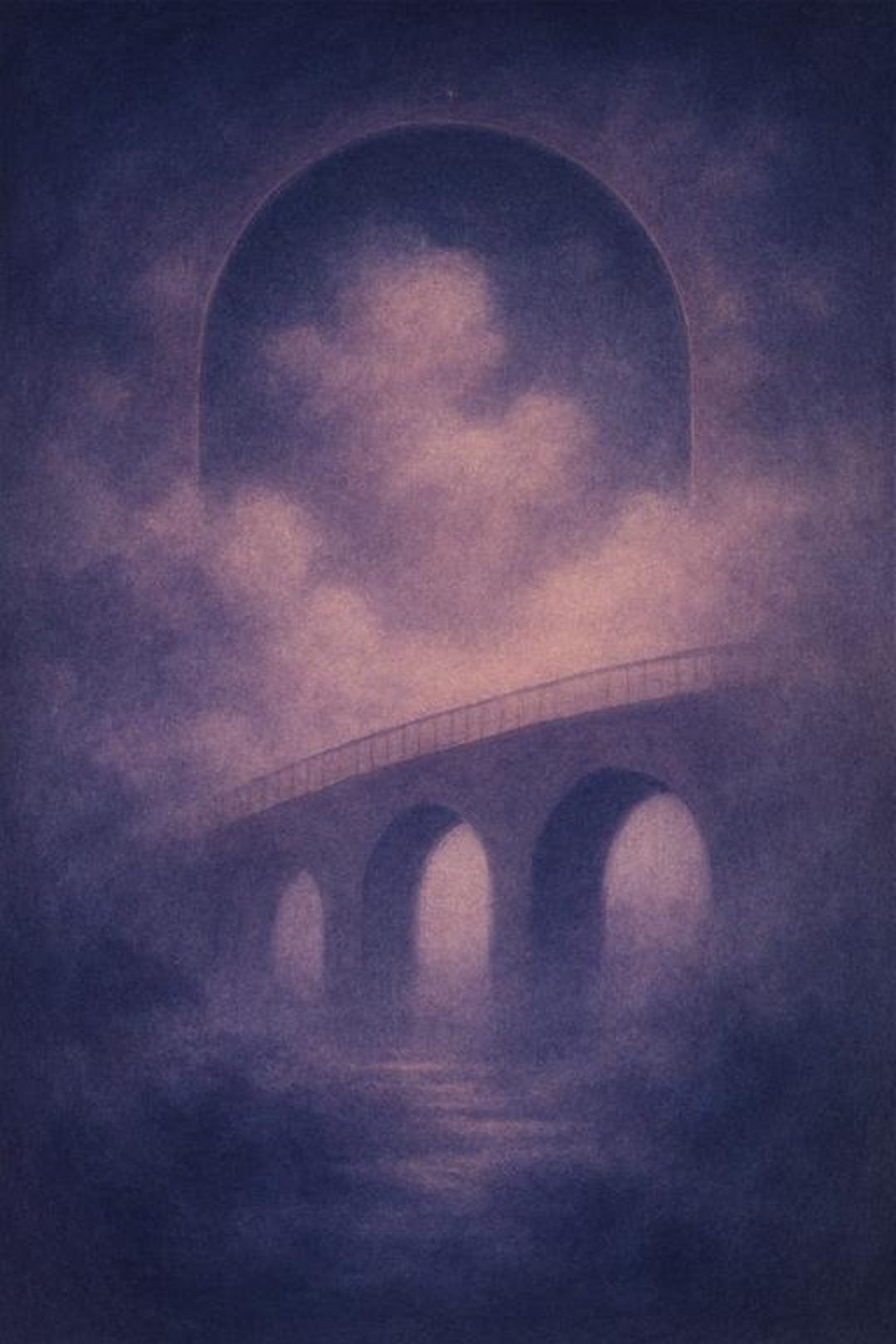 Bridge Portal | Liminal Bridge Digital Art | Surreal Misty Landscape ...