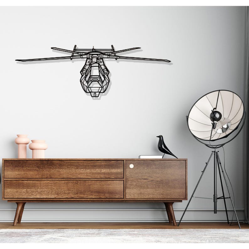 Sikorsky RAH 66 Comanche Helicopter Silhouette Metal Wall Art, Pilot Gifts Decor - Etsy