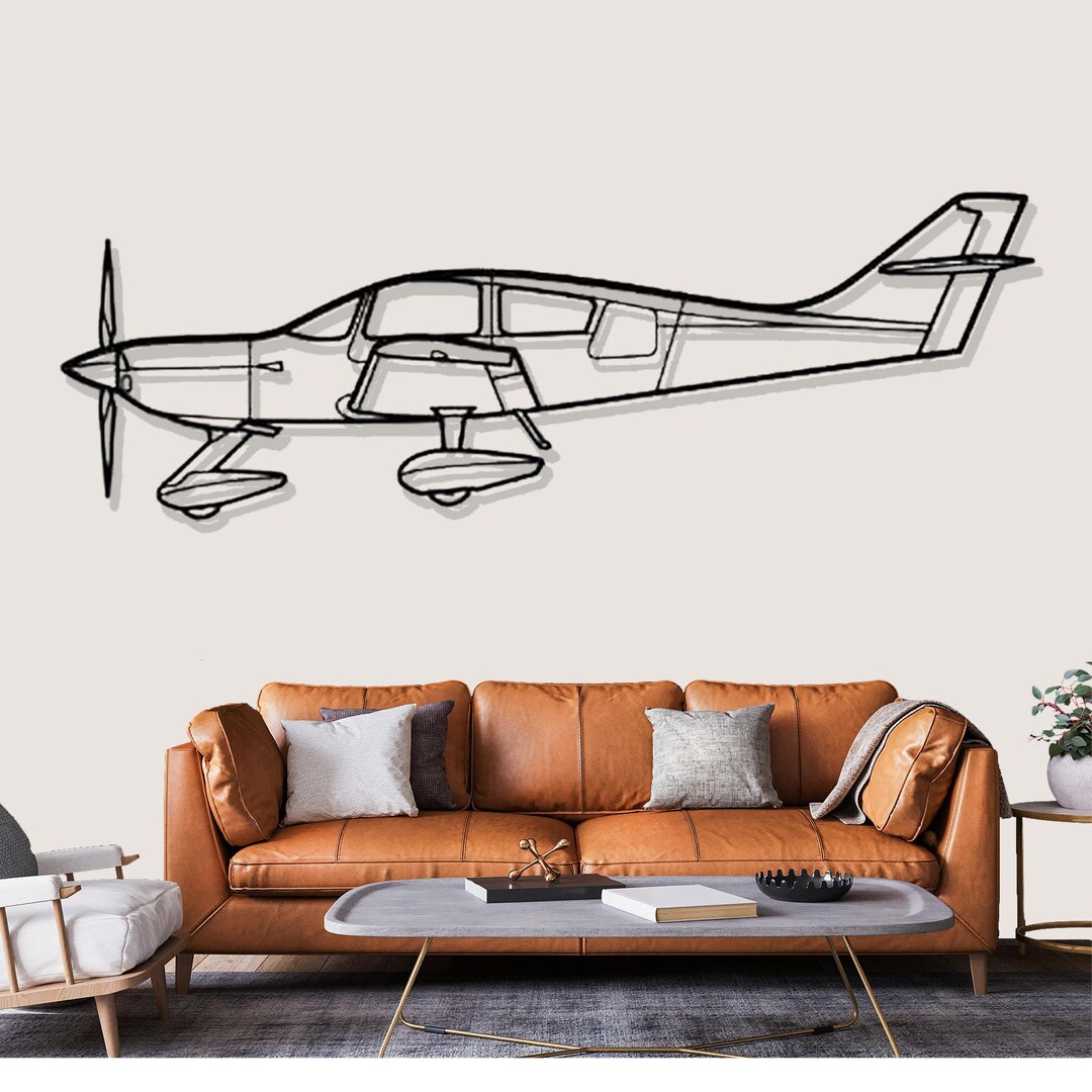 Wheeler Express CT Airplane Metal Wall Art, Airplane Silhouette Wall ...
