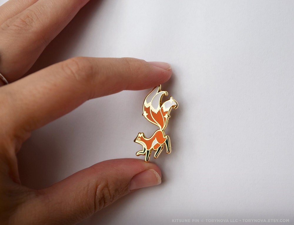 Fox Pin | Etsy