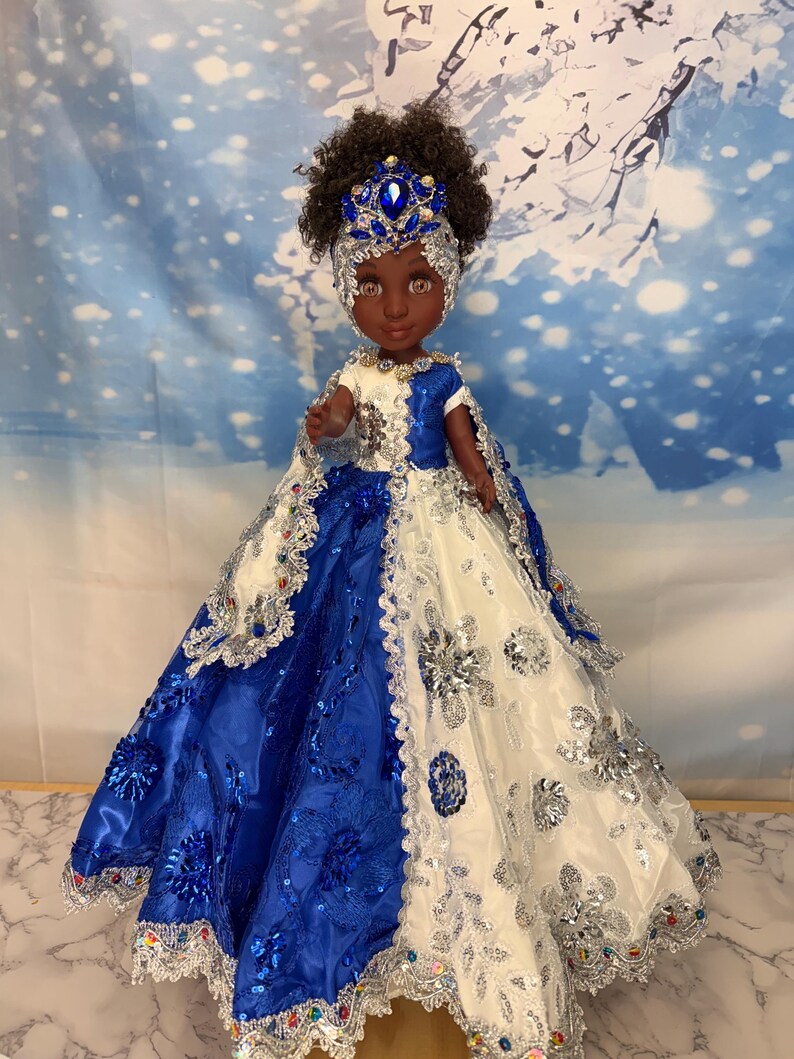 Handmade Yoruba Spiritual Doll: Silk Dress, Lace Details - Etsy