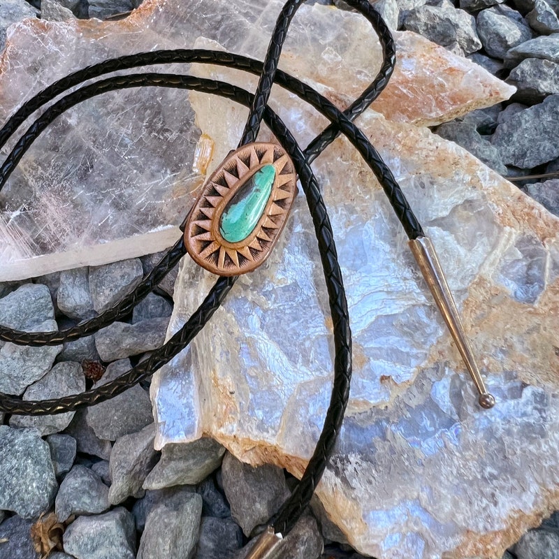 Leather Bolo Tie - Etsy