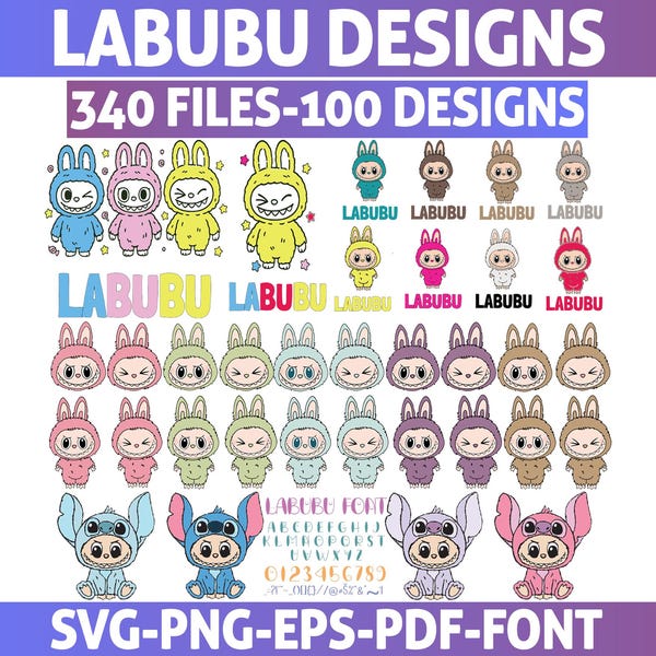 Labubu Font - Etsy