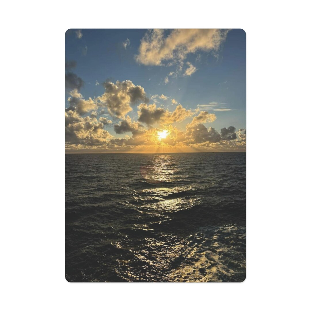 Sunset Poker Cards: Customizable Casino Game Night Deck - Etsy
