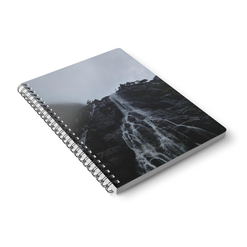 Waterfall A5 Notebook: Nature-inspired Journal, Eco-friendly Stationery ...