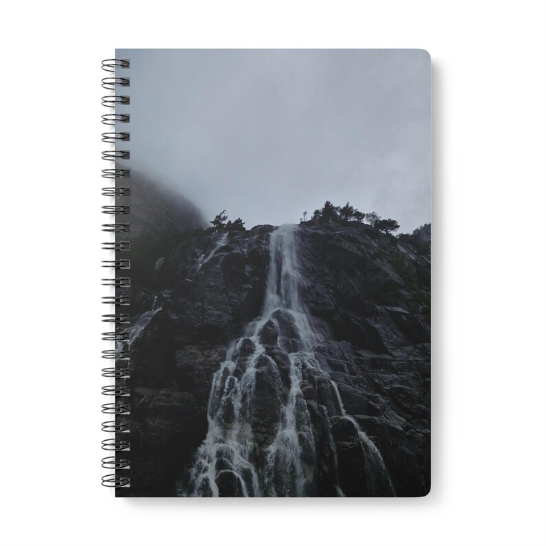 Waterfall A5 Notebook: Nature-inspired Journal, Eco-friendly Stationery ...