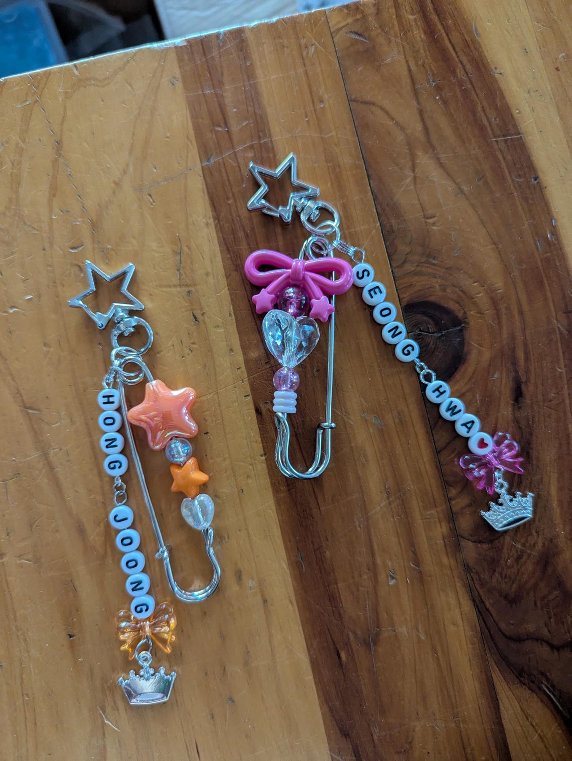 Ateez Member Safety Pin Keychains - Etsy