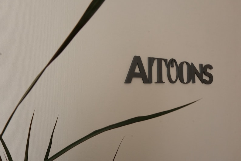 3D Custom Business Sign • Logo Reception Wall Letters, Office Salon ...