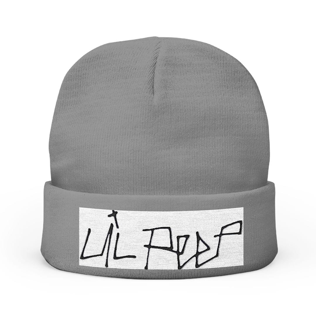 Embroidered Knit Beanie, Lil Peep Hats for Fans, Winter Hat, Hip Hop ...