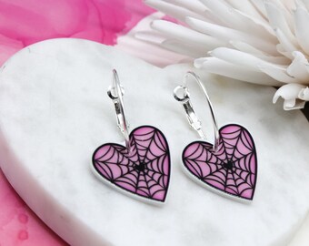 Spiderweb Heart - Etsy