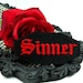 Sinner Embroidered Patch With Iron on Adhesive - Etsy