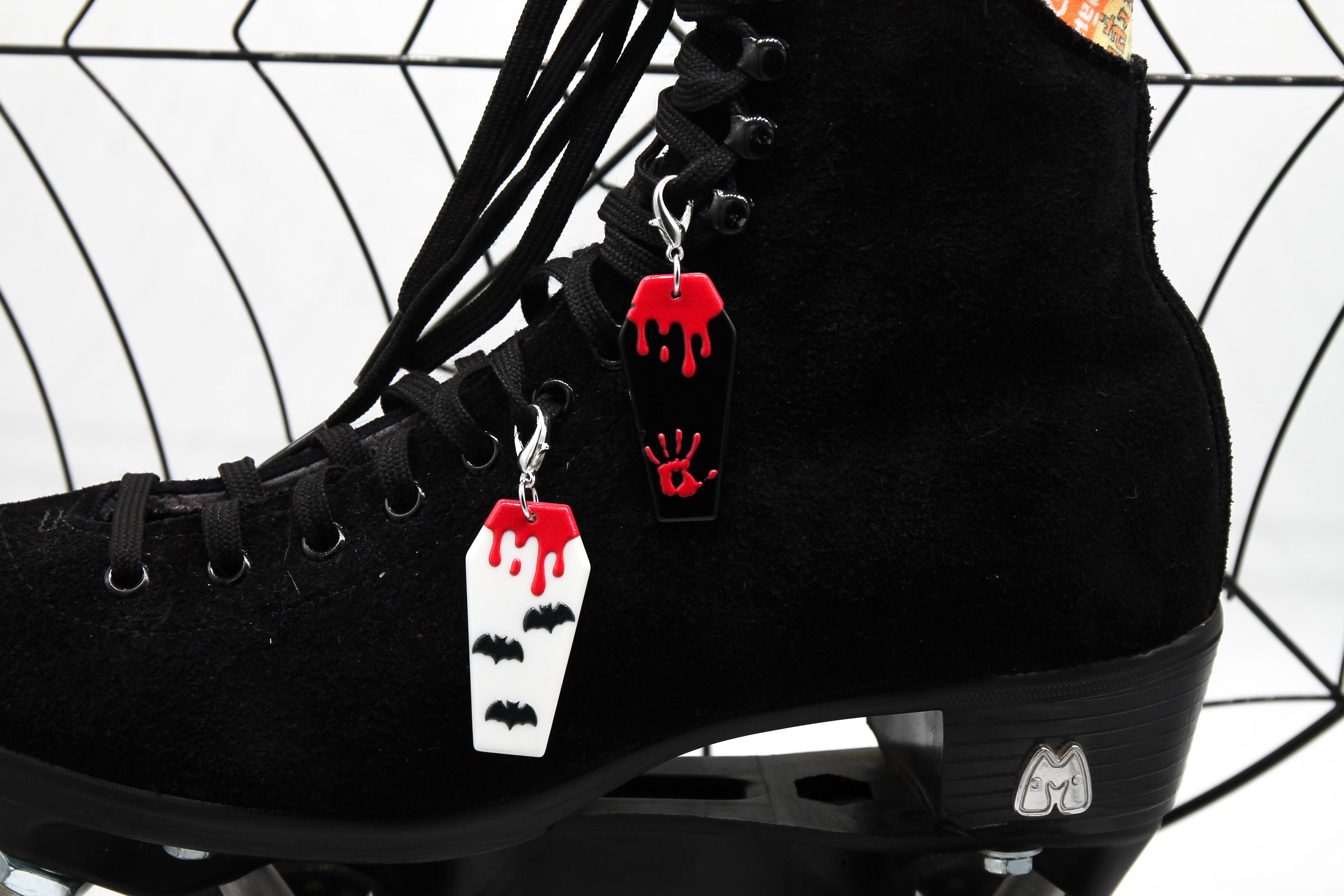 Dripping Blood Coffin Skate Charm Shoe Charm Zipper Pull | Etsy