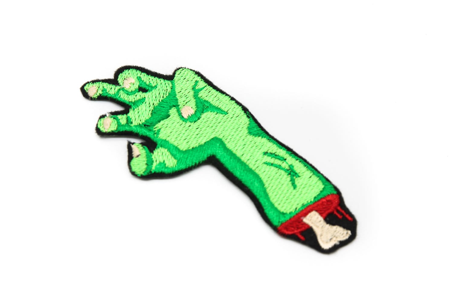 Zombie Hand Embroidered Patch with Iron on Adhesive | Etsy