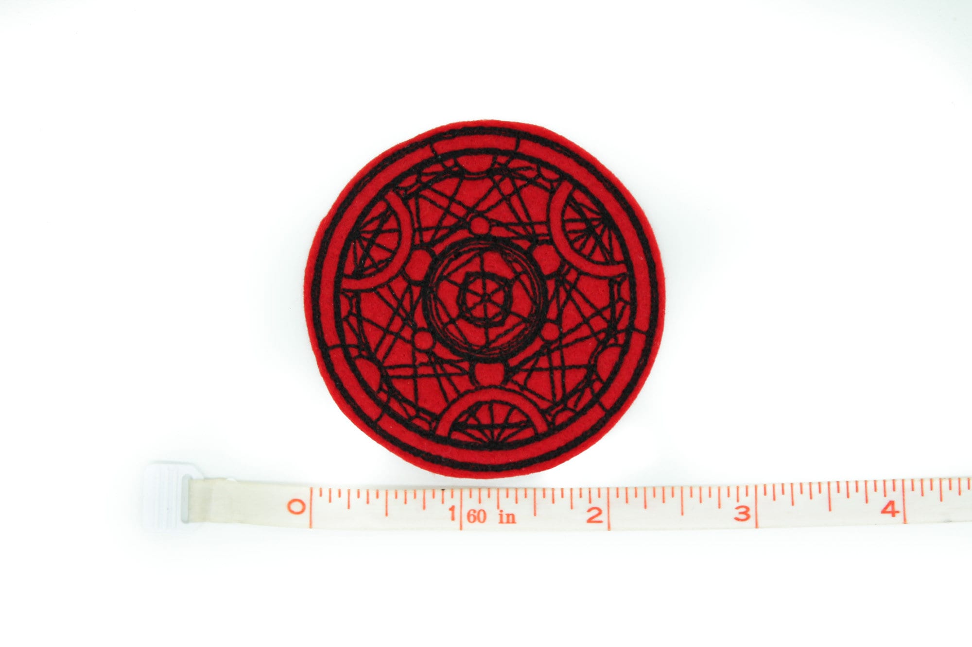 Red Alchemy Medallion Gothic Iron on Embroidered Patch - Etsy