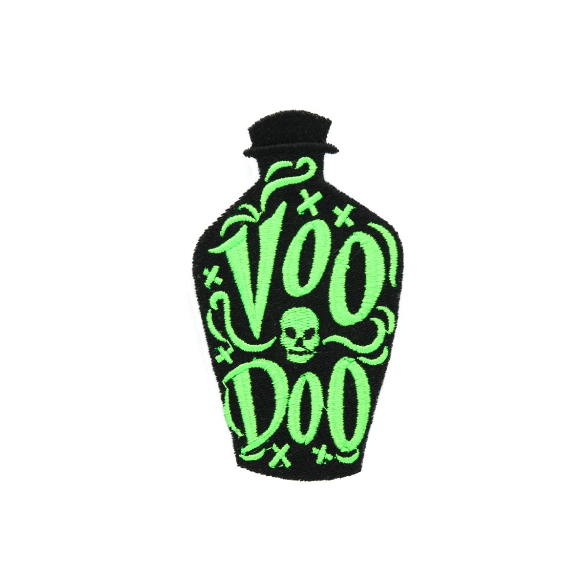Voodoo Potion Jar Iron on Embroidered Patch | Etsy