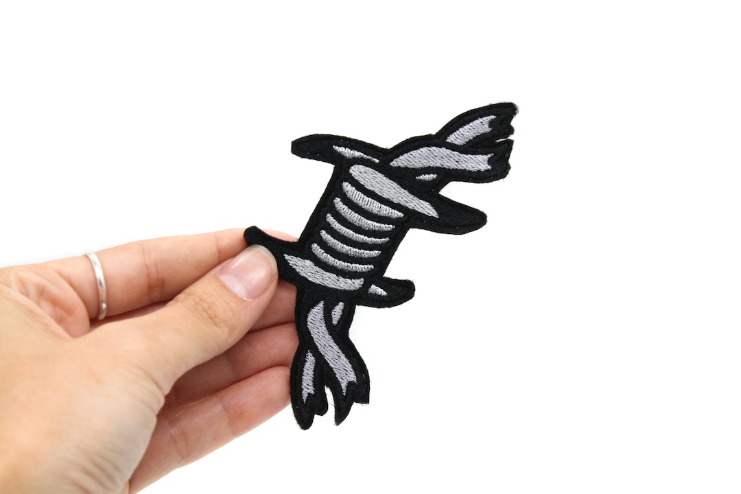 Barbed Wire Iron on Embroidered Patch - Etsy