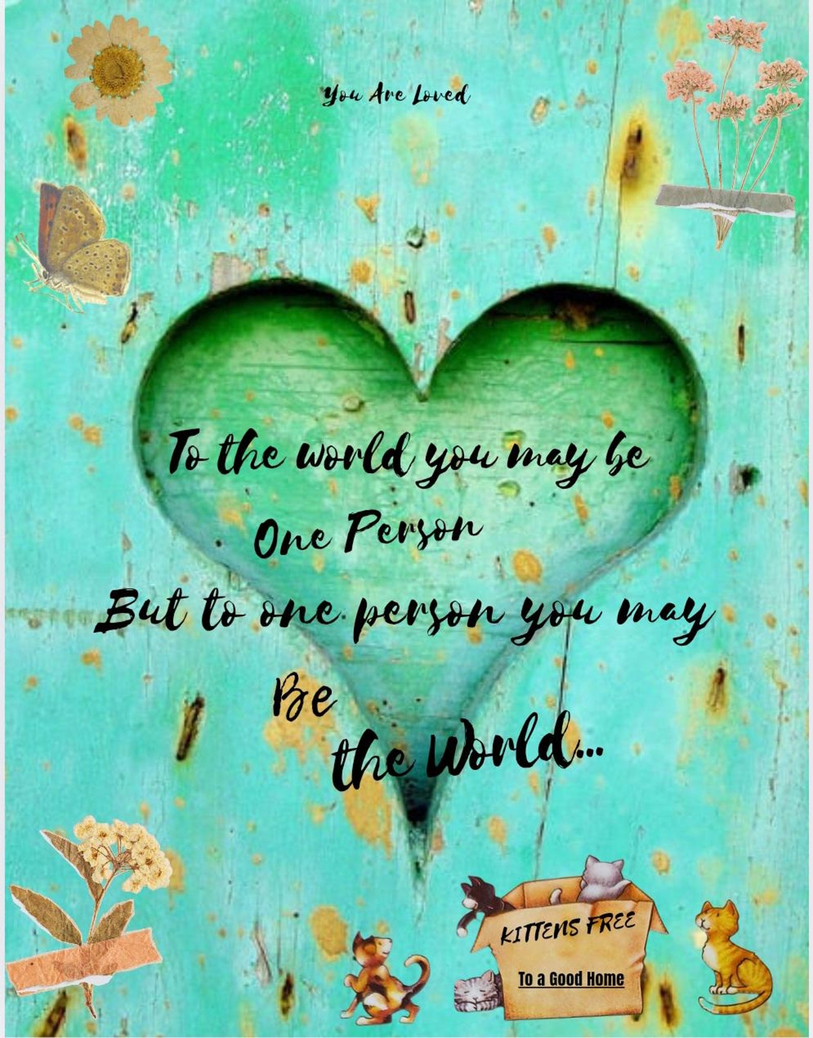 Tiny Reminders- Printable Healing Quotes/two Style Options/ Gentle ...