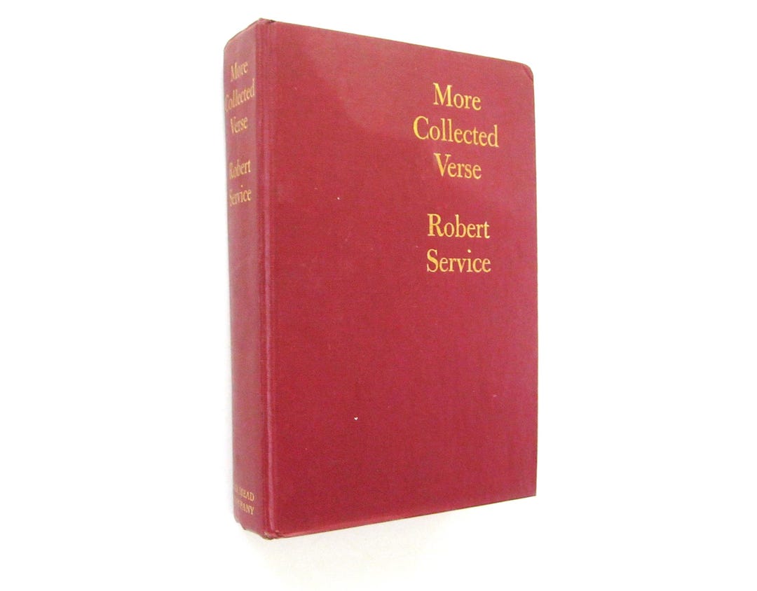 Robert Service More Collected Verse, Poetry Hardback Book - Etsy