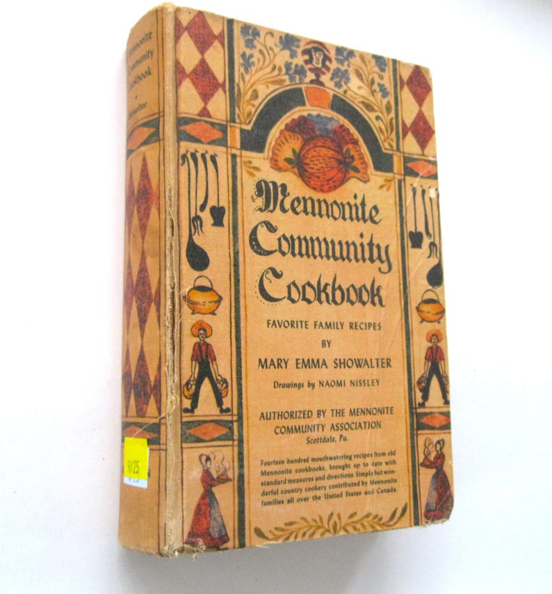 Mennonite Community Cookbook, by Mary Emma Showalter, Hardback Book - Etsy