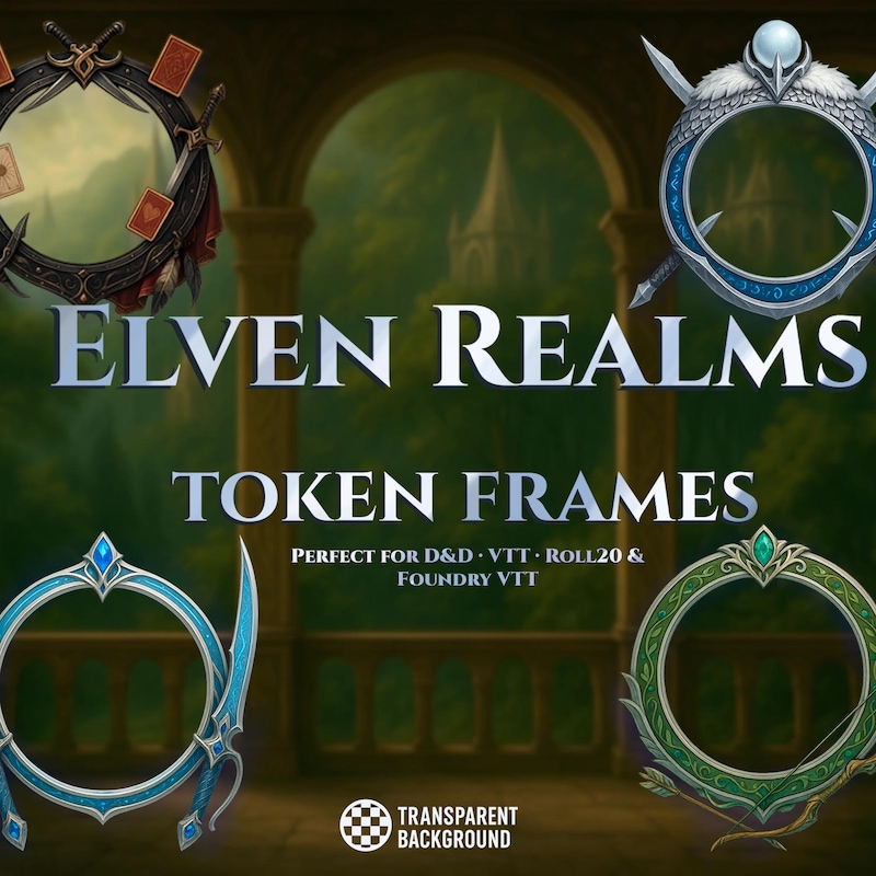 Dnd Elf Token - Etsy