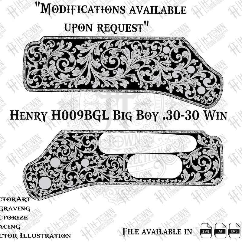 Firearm Laser Engraving Template - Etsy