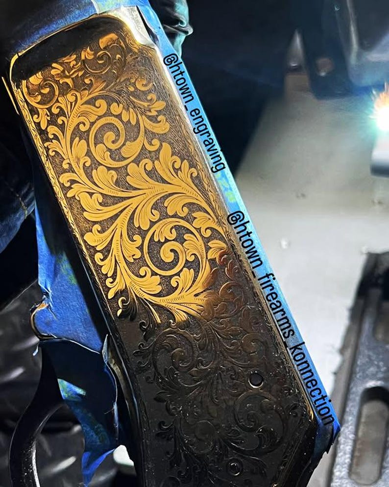 Henry H009BGL Big Boy .30-30 Win Engraving Design | Rifle Scroll Vector ...