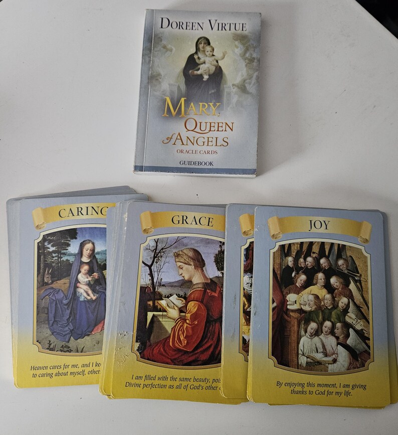 Mary Queen of Angels Oracle Cards (rare) - Etsy