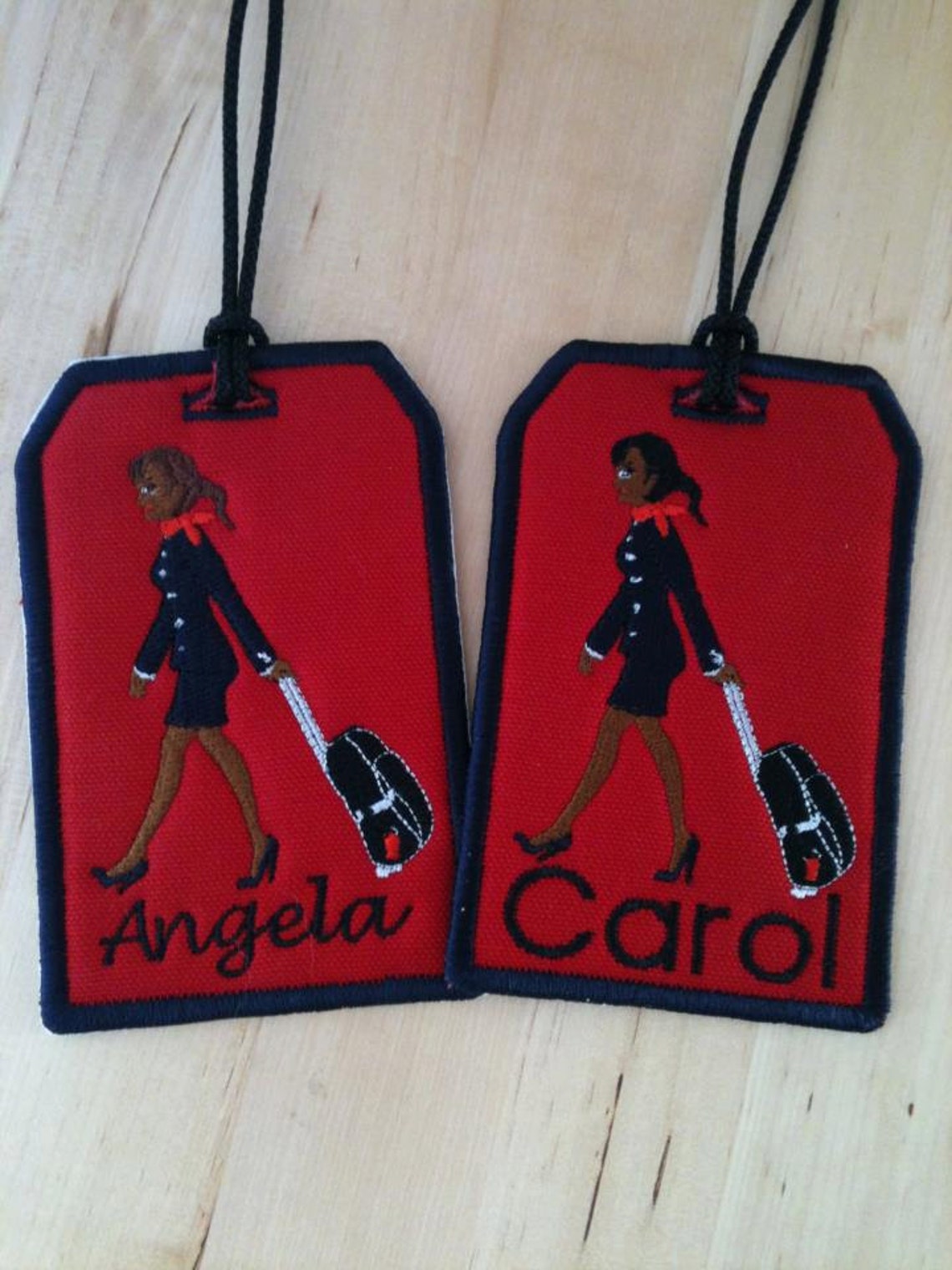 Flight Attendant Bag Tag Personalized - Etsy