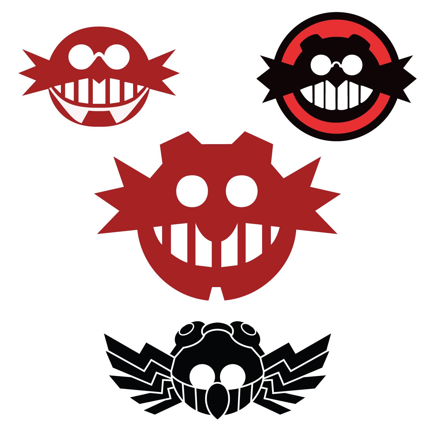 Dr. Robotnik 4 Logos (eggman) Images and SVG File - Sonic the Hedgehog ...