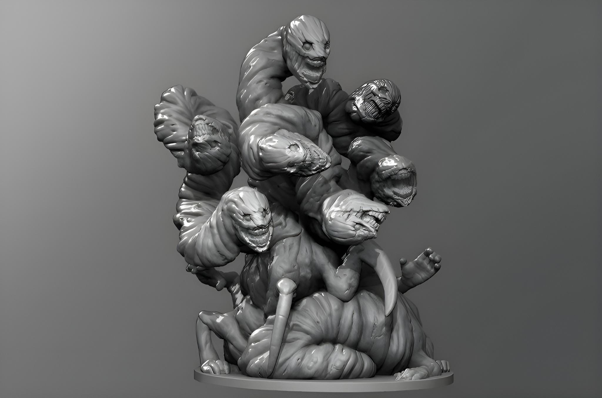 False Hydra Miniature: Eldritch Horror RPG Resin Figure - Etsy