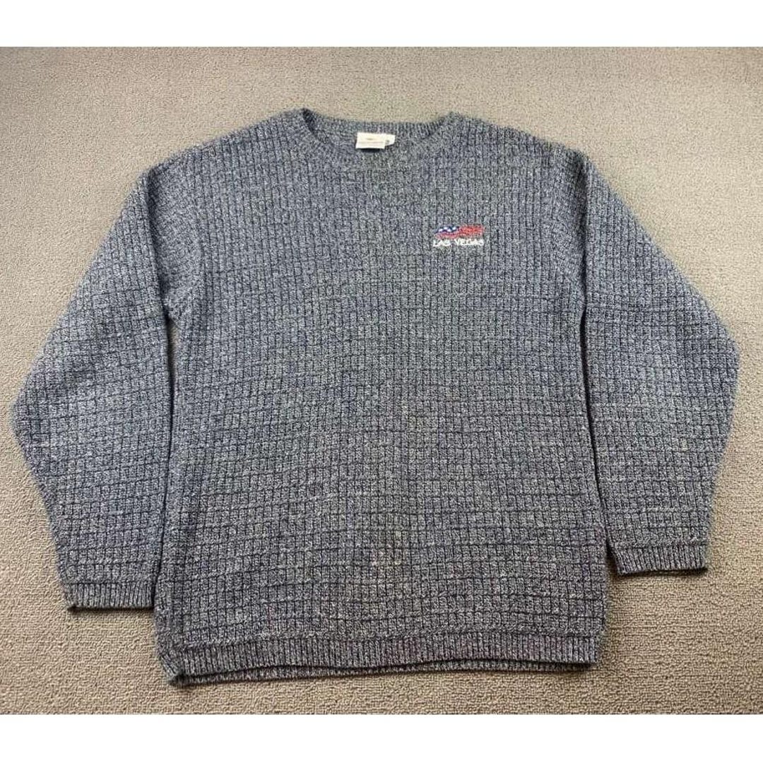 Vintage Circus Circus Las Vegas Sweater Men S Gray Crewneck USA Made ...