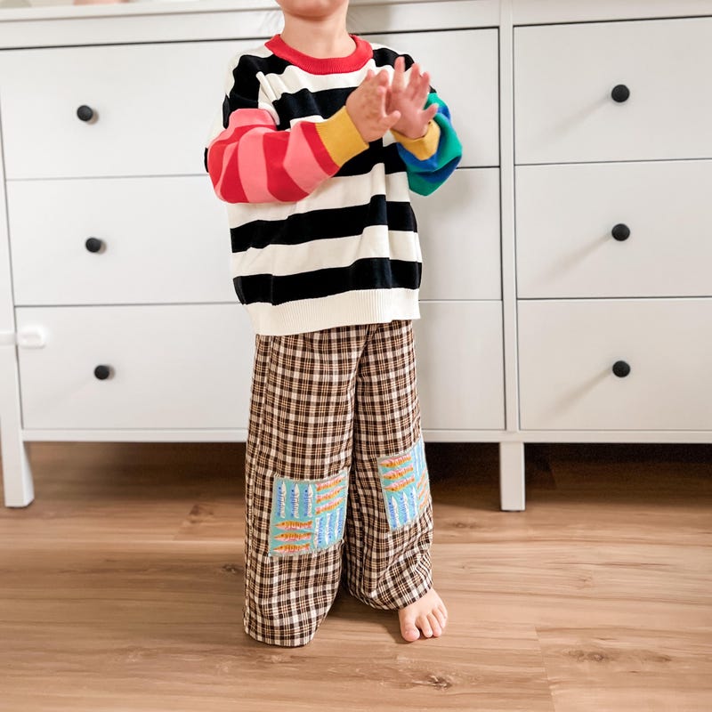 Knee Patches Kids Pants - Etsy