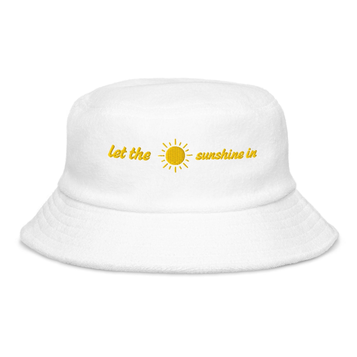 Terry Cloth Bucket Hat - Etsy