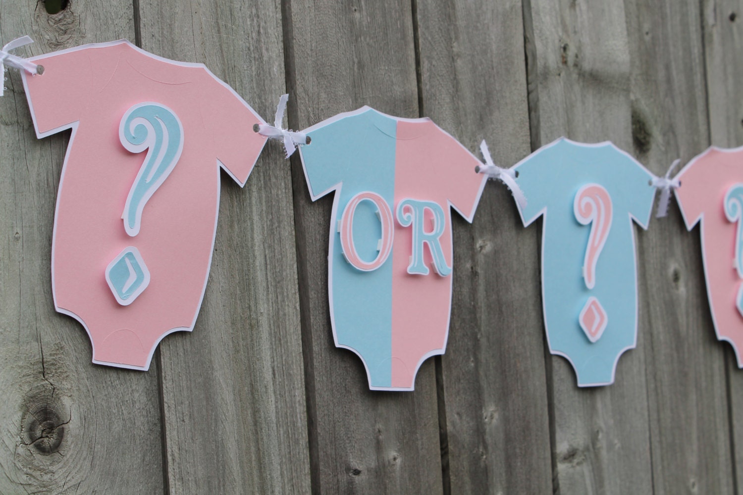 Gender Reveal Banner - Etsy