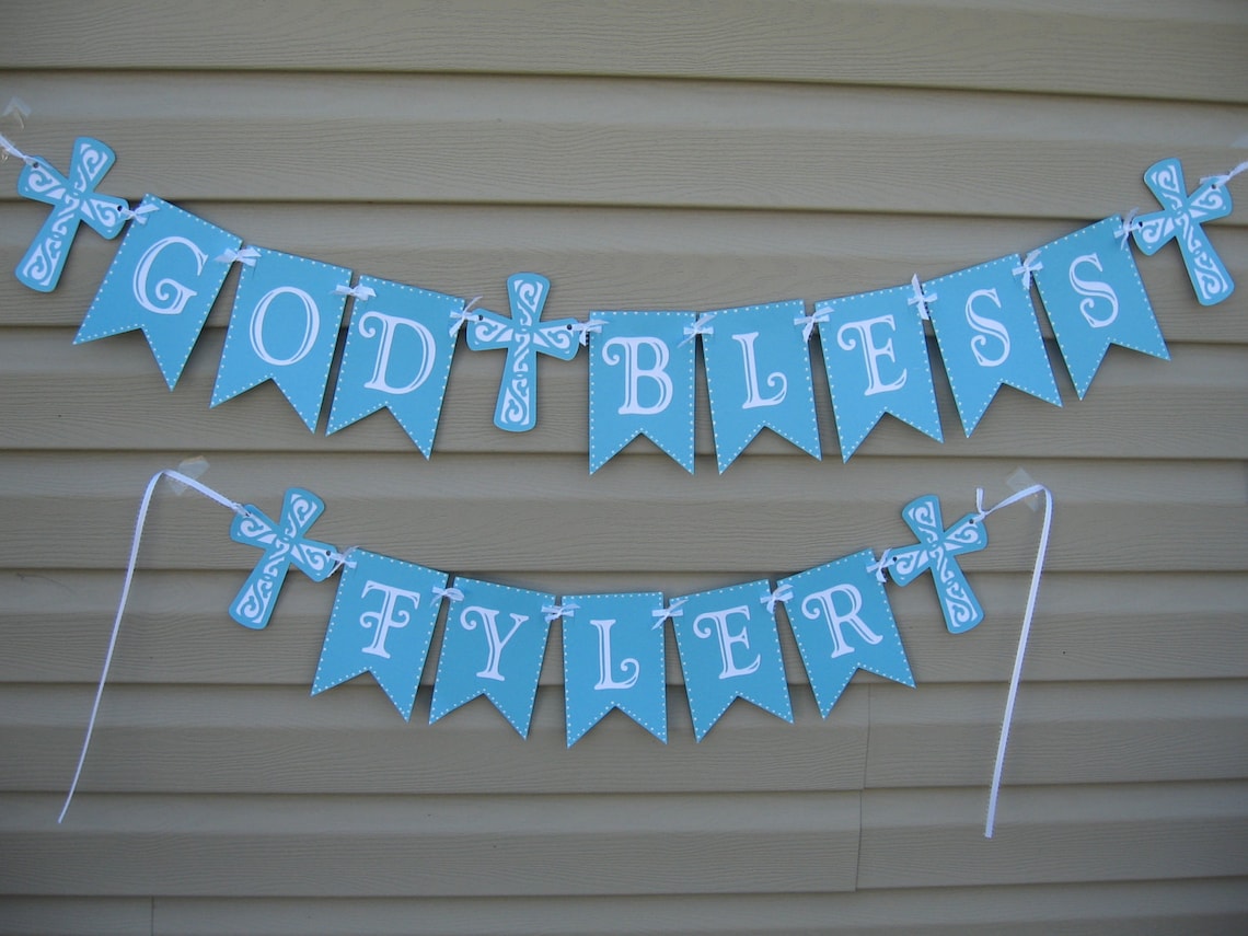 Baptism Banner - Etsy