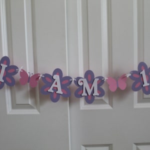 I Am 1 Banner - Etsy