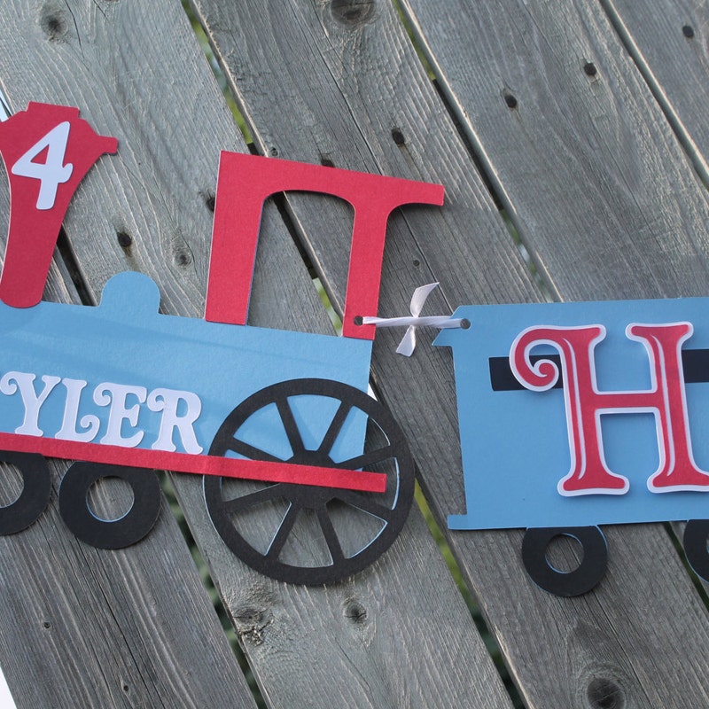 Train Banner - Etsy