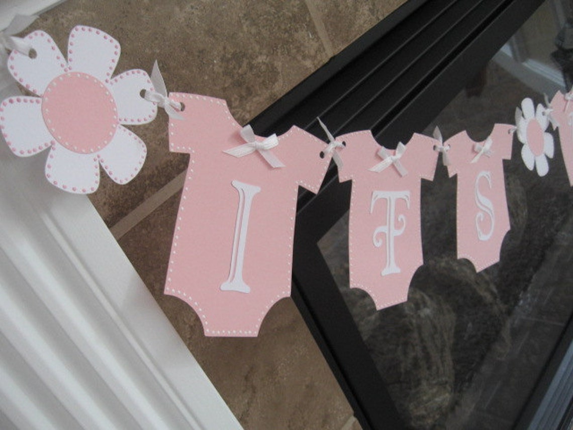 Its a Girl Banner - Etsy