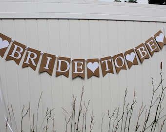 Bride to Be Banner, Bridal Shower Banner, Bridal Shower Decorations ...