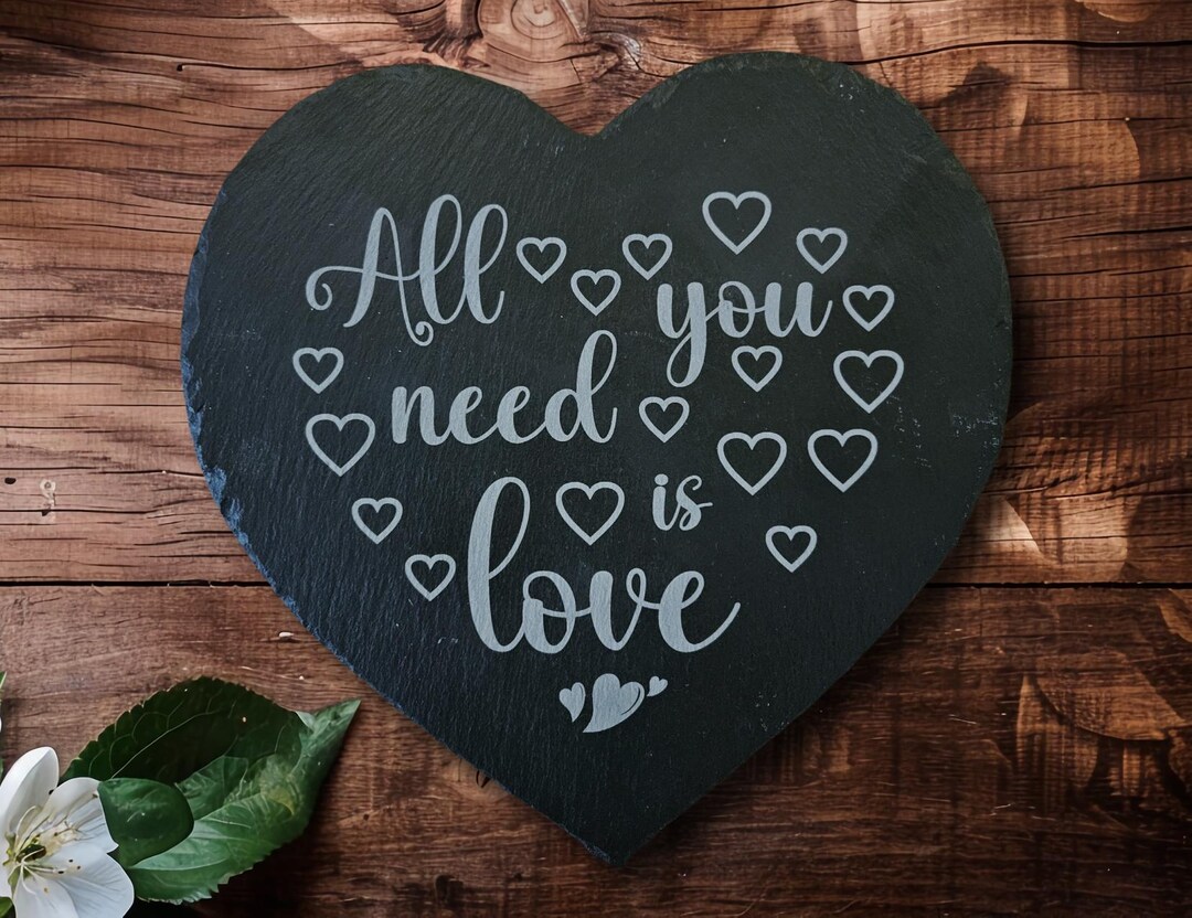 Heart Placemat-love Quote - Etsy