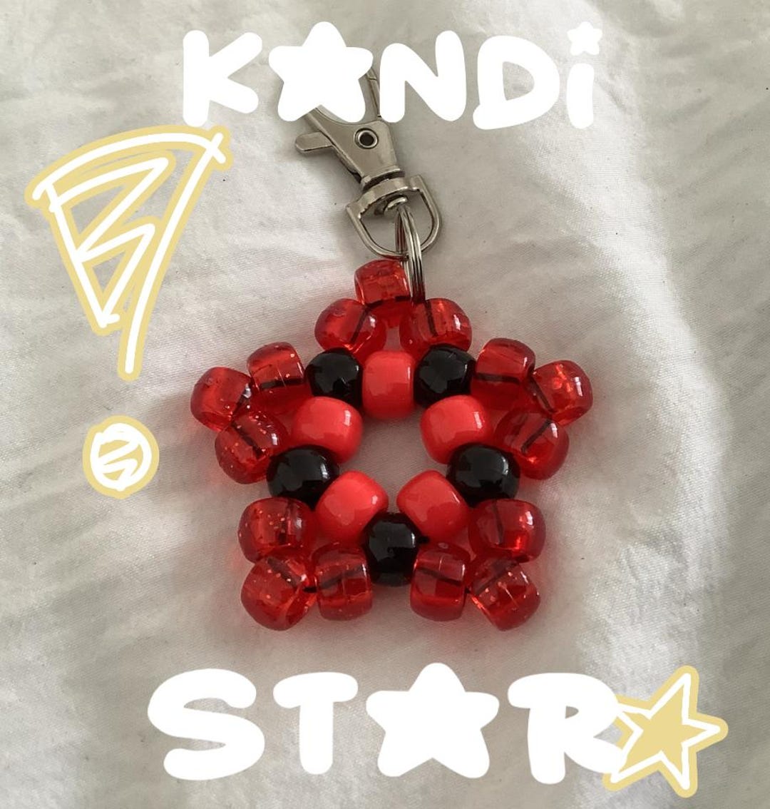 Kandi Star Keychain - Etsy