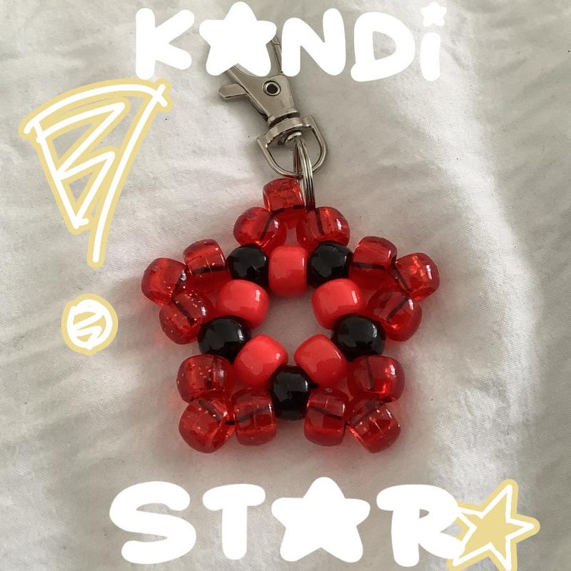 Kandi Keychain Star - Etsy