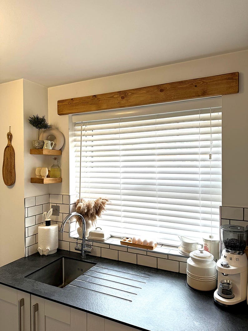 Farmhouse Style Wooden Window Lintel/ Beam - Etsy UK