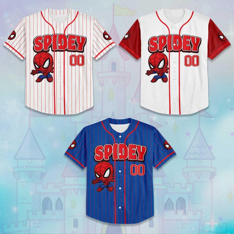 Personalized Spidey and His Amazing Friends Baseball Jersey, Disney ...